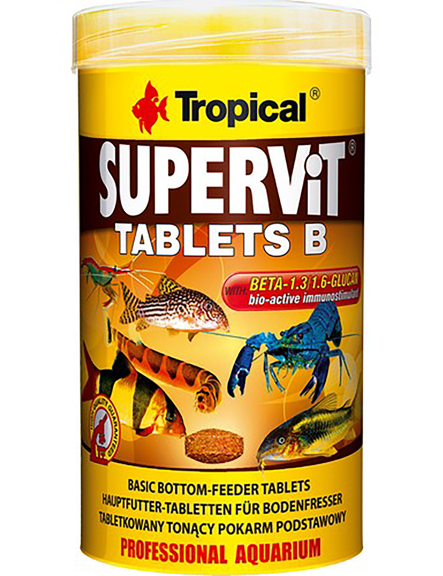 Tropical Supervit Tablets B 50 ml fiskefoder Ca. 200 stk. | Plantorama