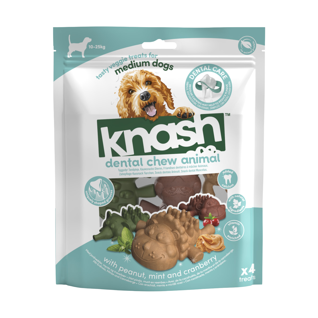 Knash Animals M, 4 stk. 240 g | Plantorama