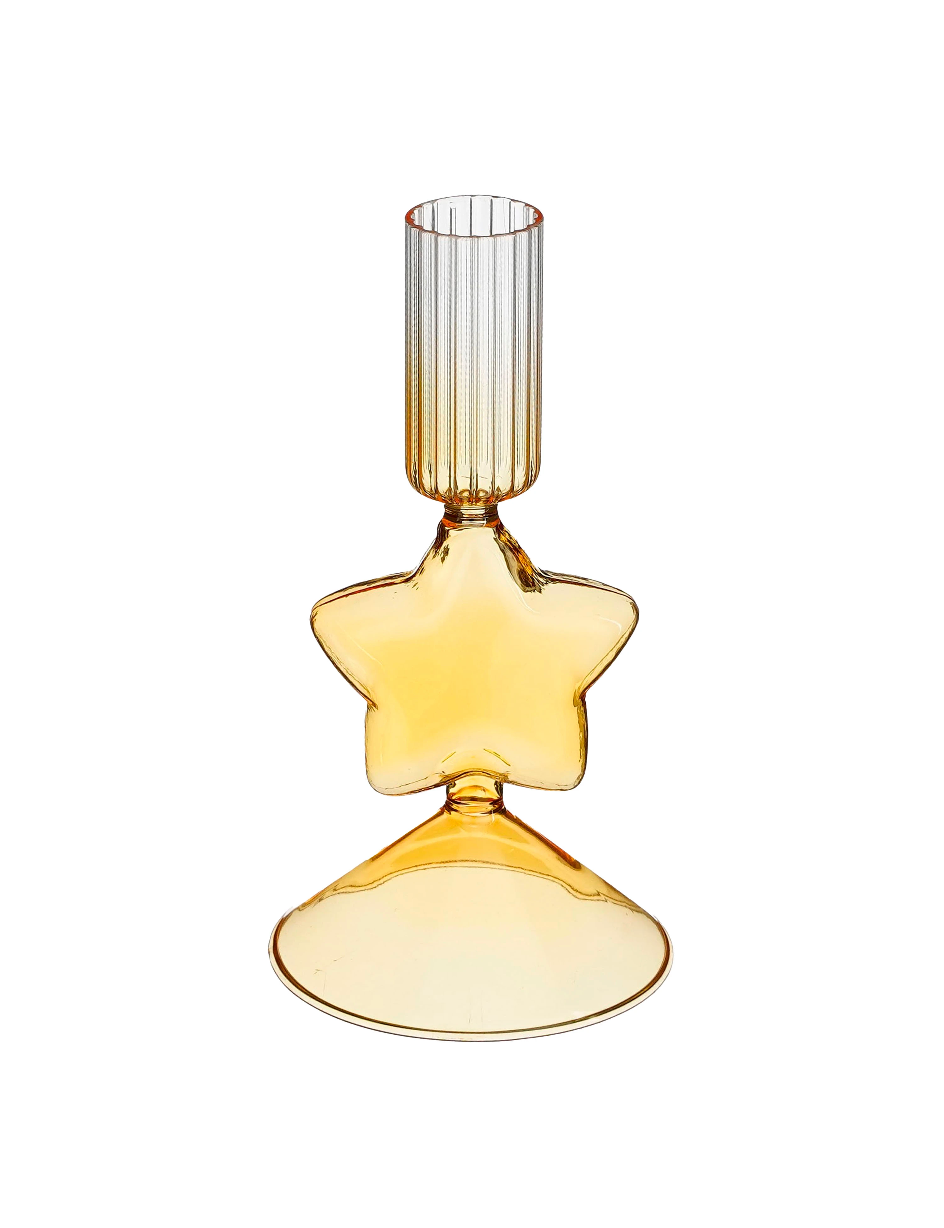 Lyseholder "Stjerne" gul | Plantorama