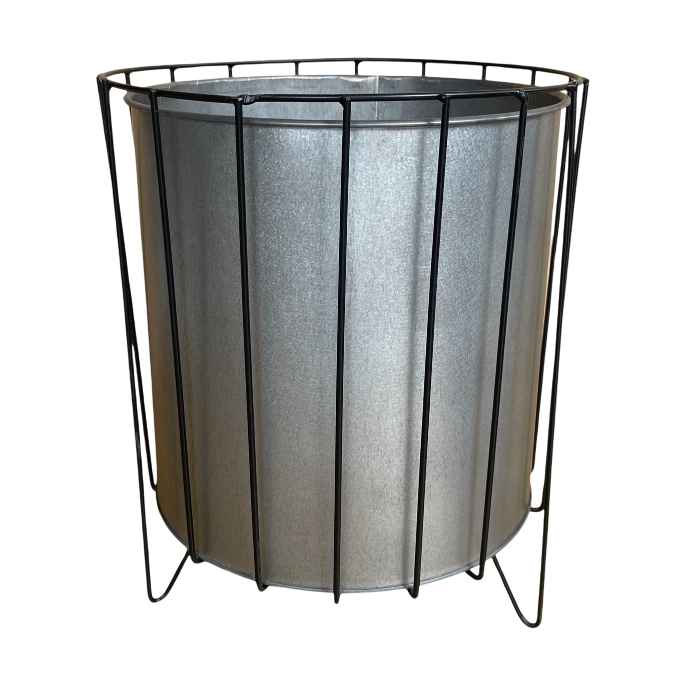 Metal skjuler Ø28xH33 cm, sort | Plantorama