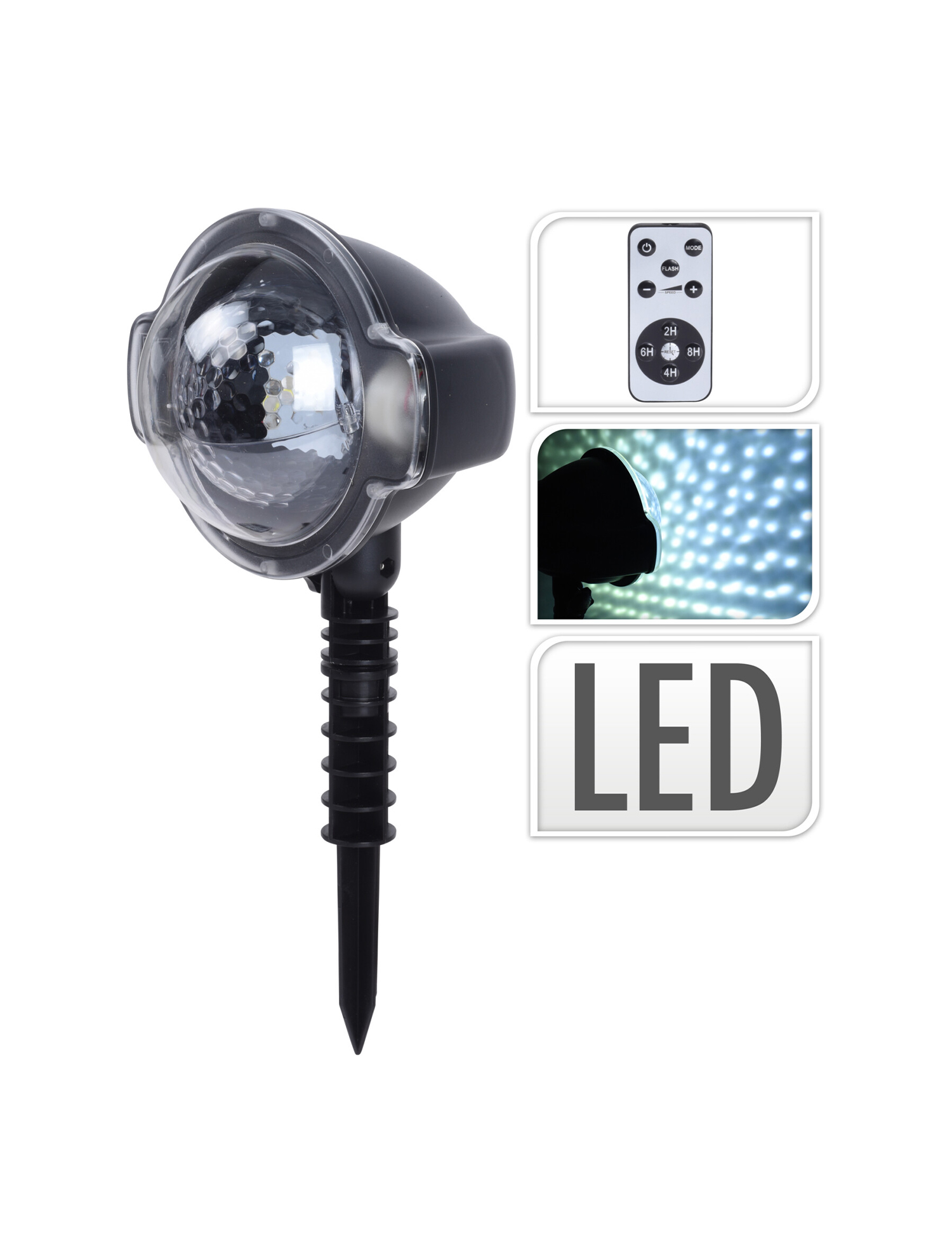LED projektor med sne-motiv | Plantorama