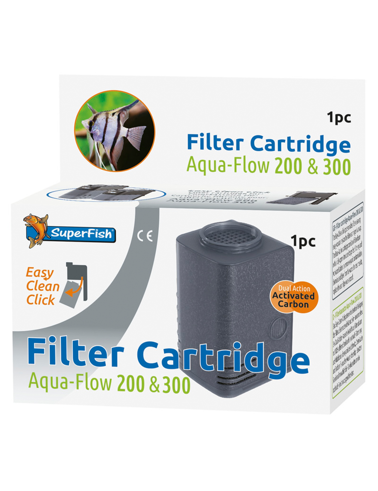 SuperFish Aqua-Flow 200 Easy Click filterpatron | Plantorama
