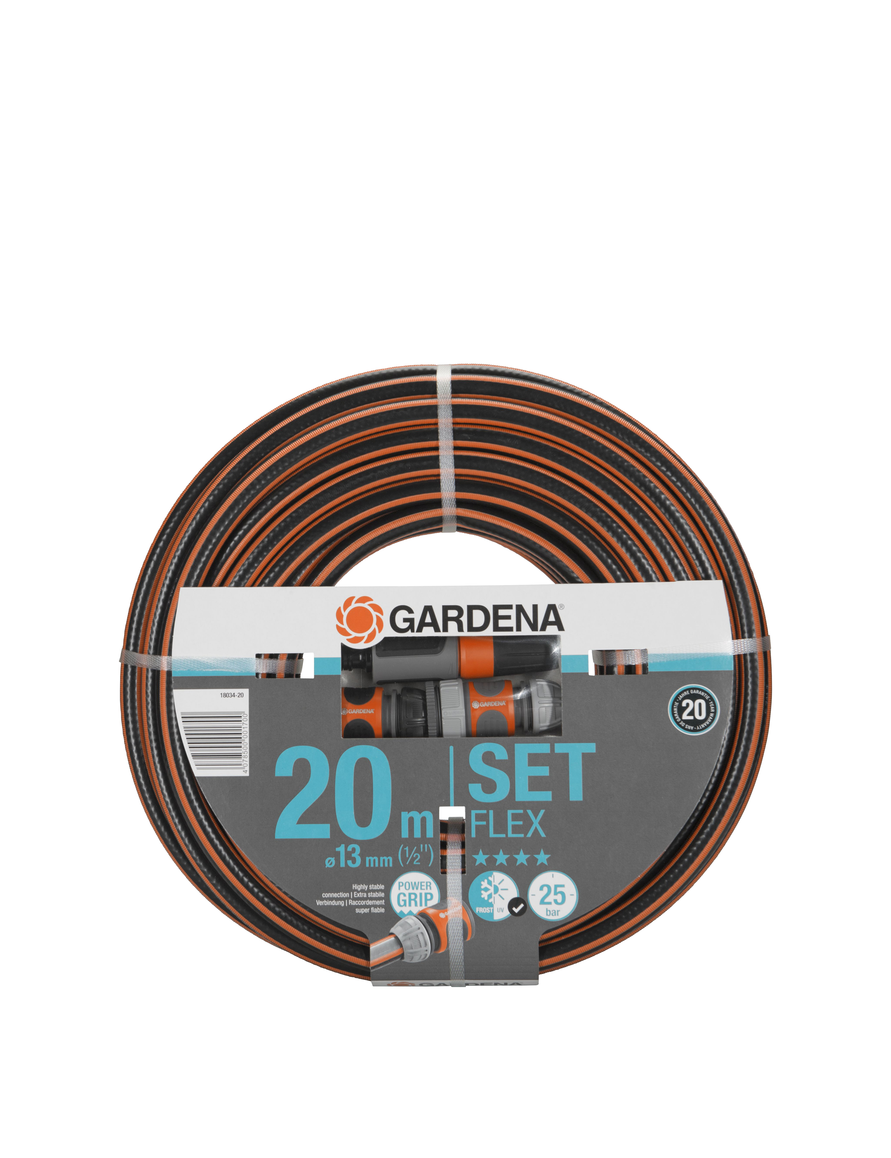 Comfort flex haveslange 1/2". 20 meter. Inkl. fittings | Plantorama