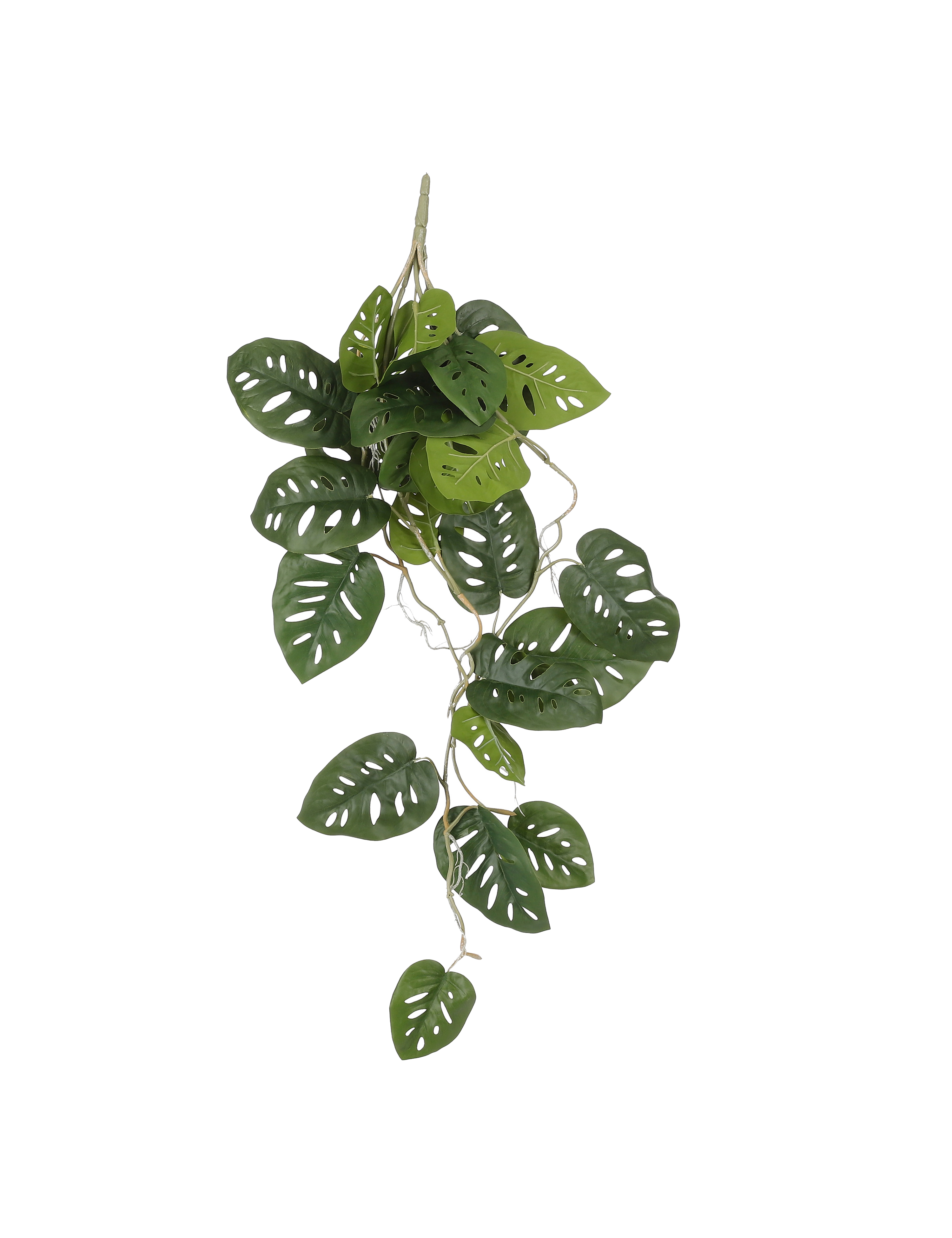 Kunstig hængende monstera L80 cm | Plantorama