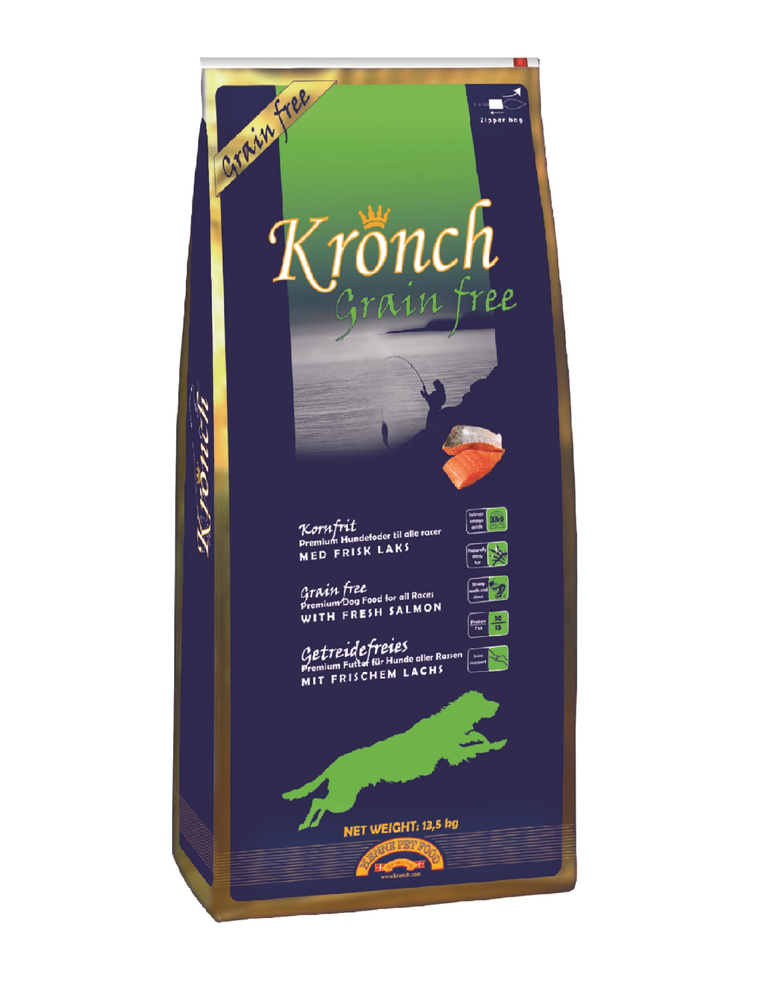 Henne Pet Food Kronch Kornfri hundefoder 5 kg | Plantorama