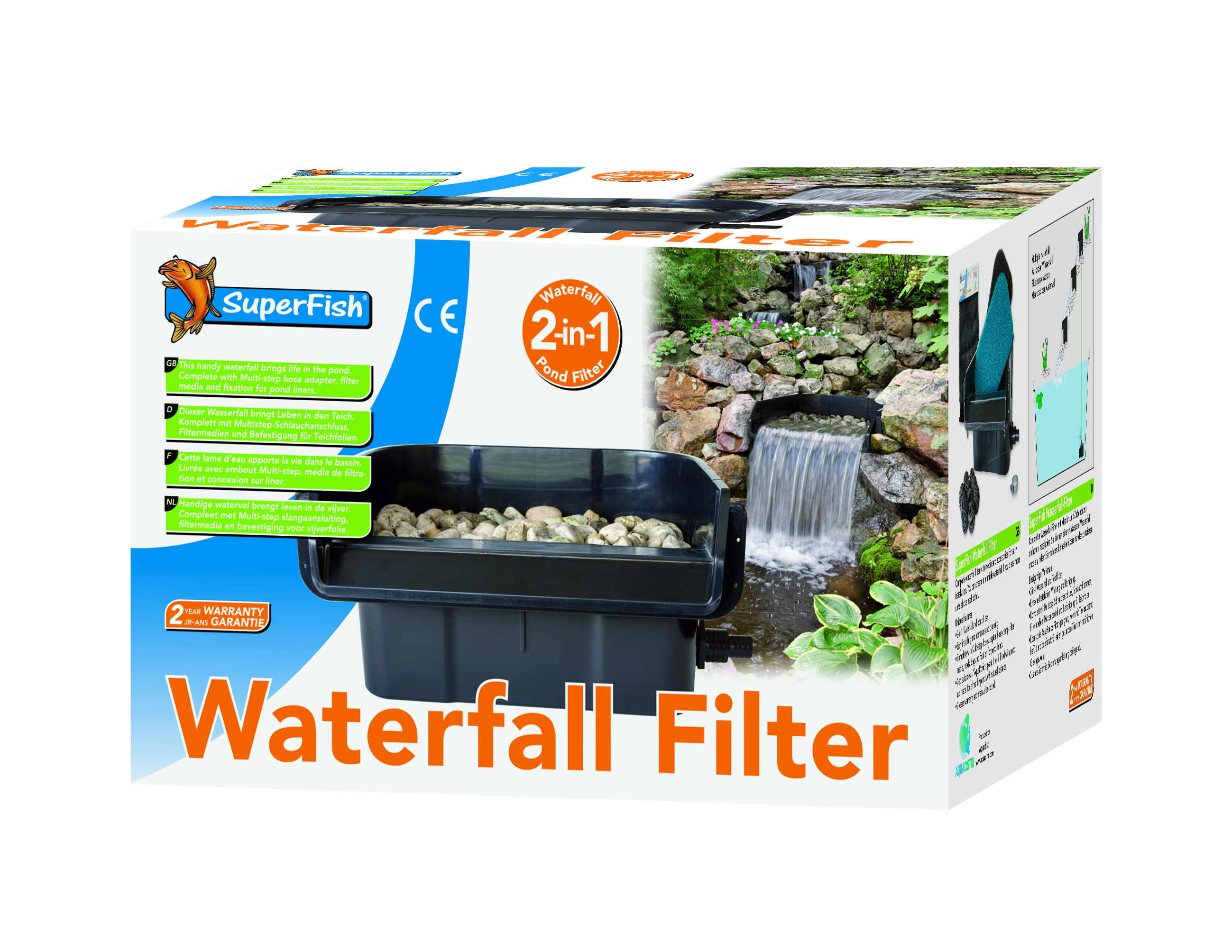 SuperFish Waterfall havedamsfilter | Plantorama