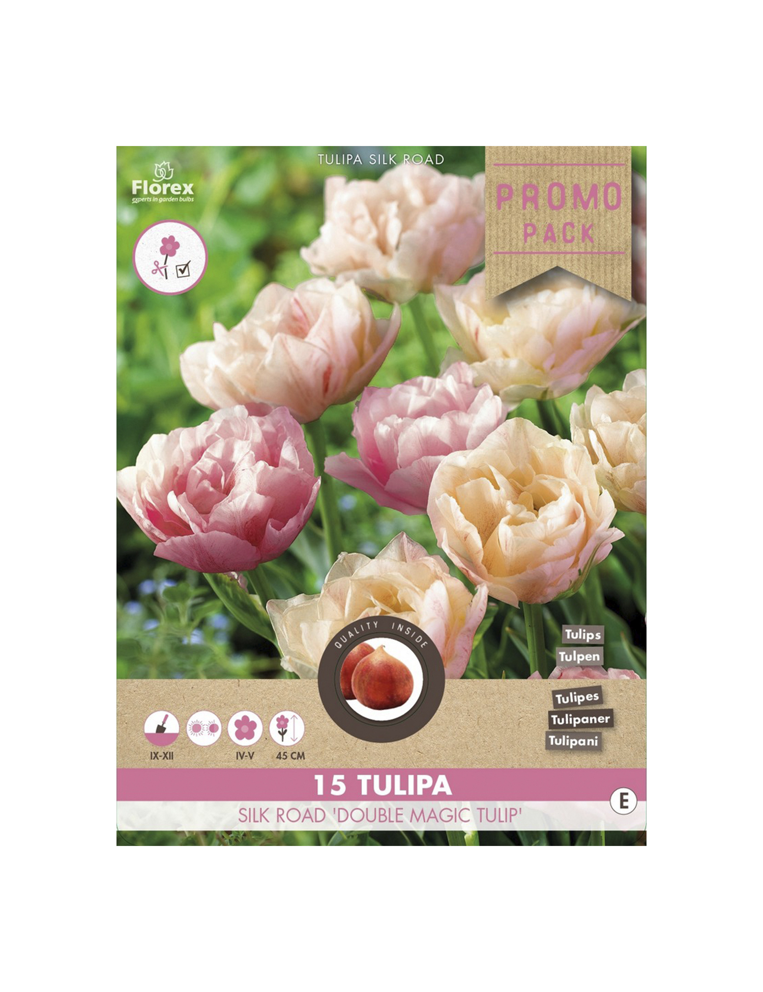 Tulipan løg , Tulip 'Silk Road'. Pakke med 15 løg | Plantorama