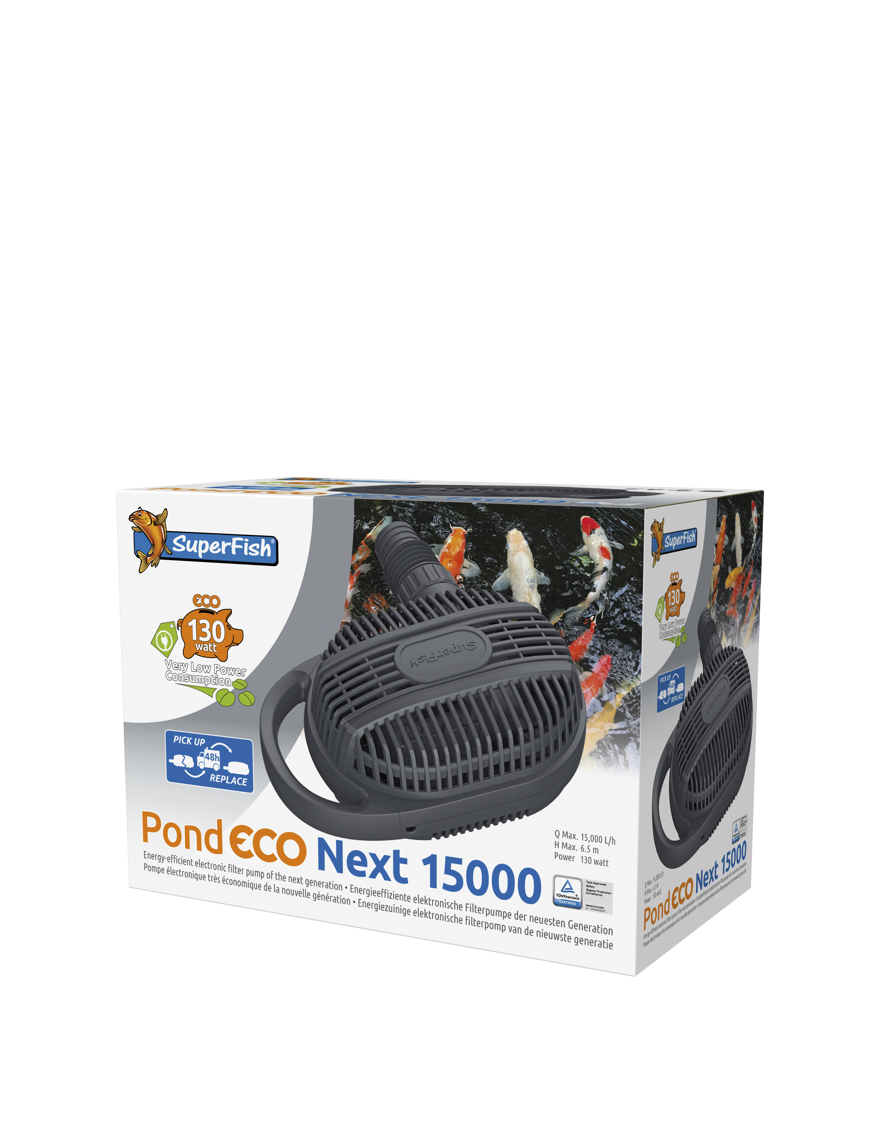 SuperFish Pond Eco Next filterpumpe 15.000-130W | Plantorama