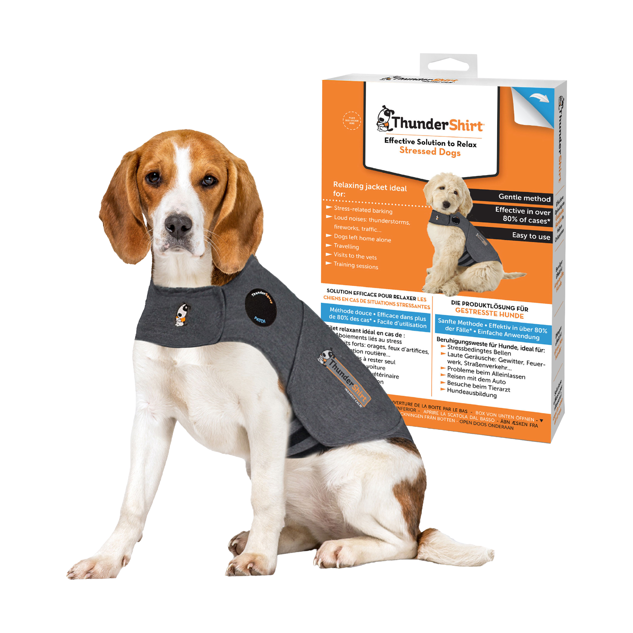 Thundershirt by ADAPTIL, grå, M | Plantorama