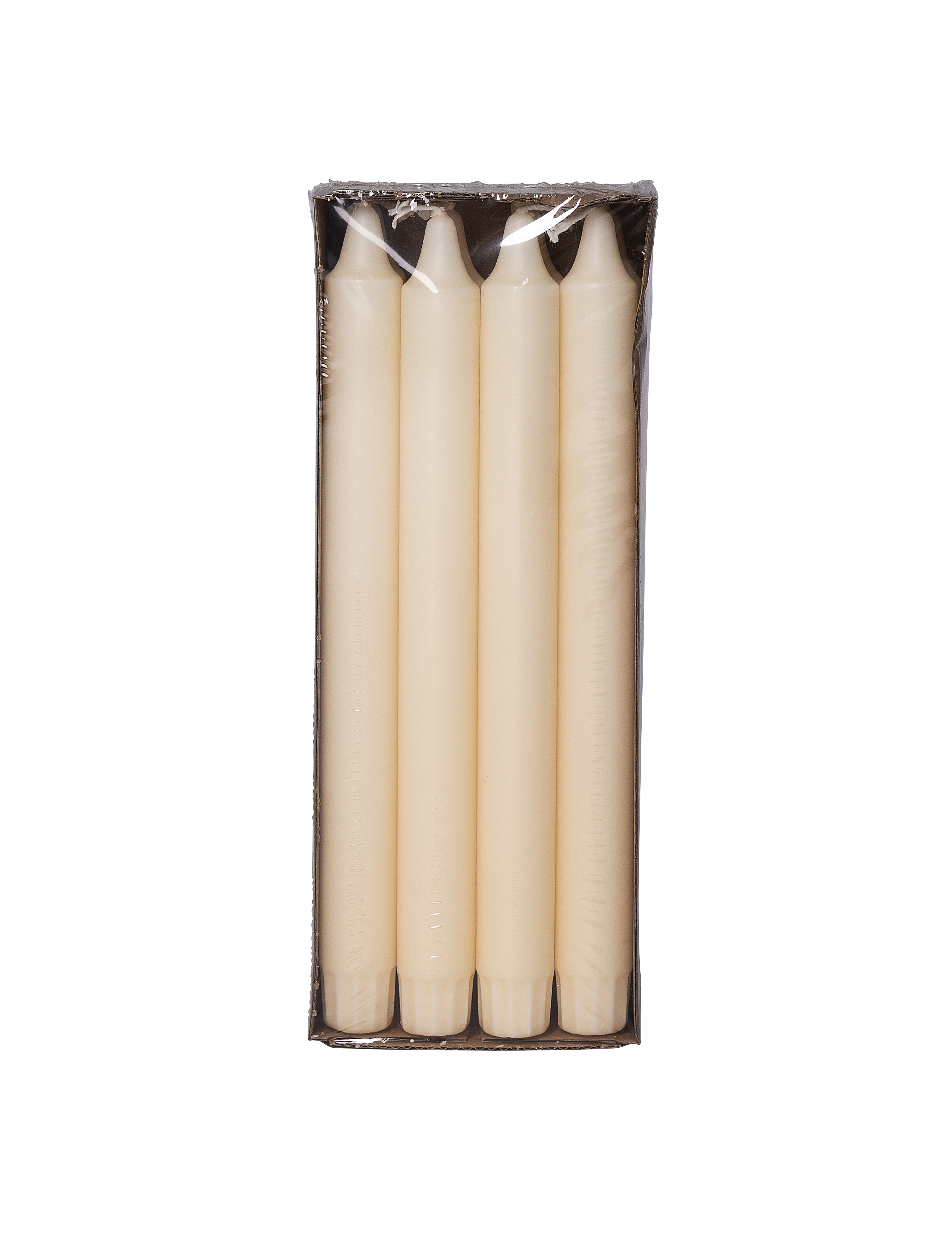 Kronelys 8stk 2,3x24 cm elfenben | Plantorama