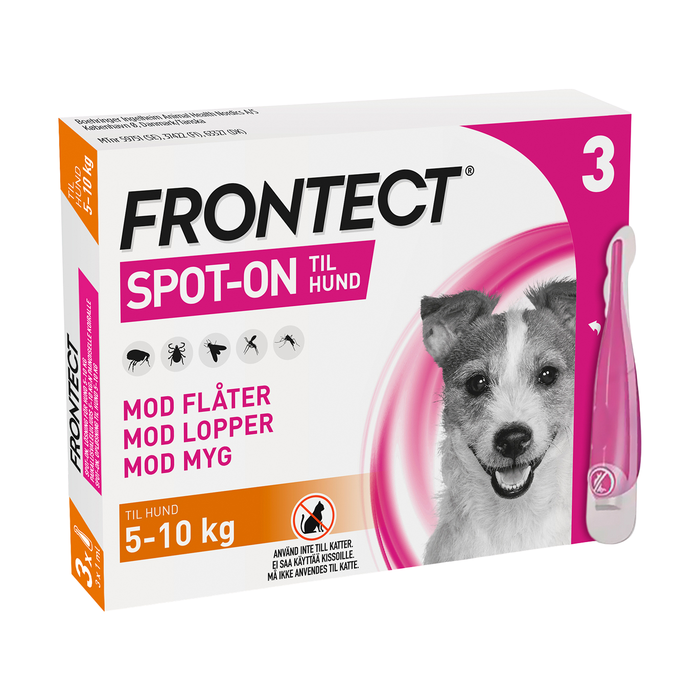 FRONTECT 3x1 ml hund 5-10 kg | Plantorama