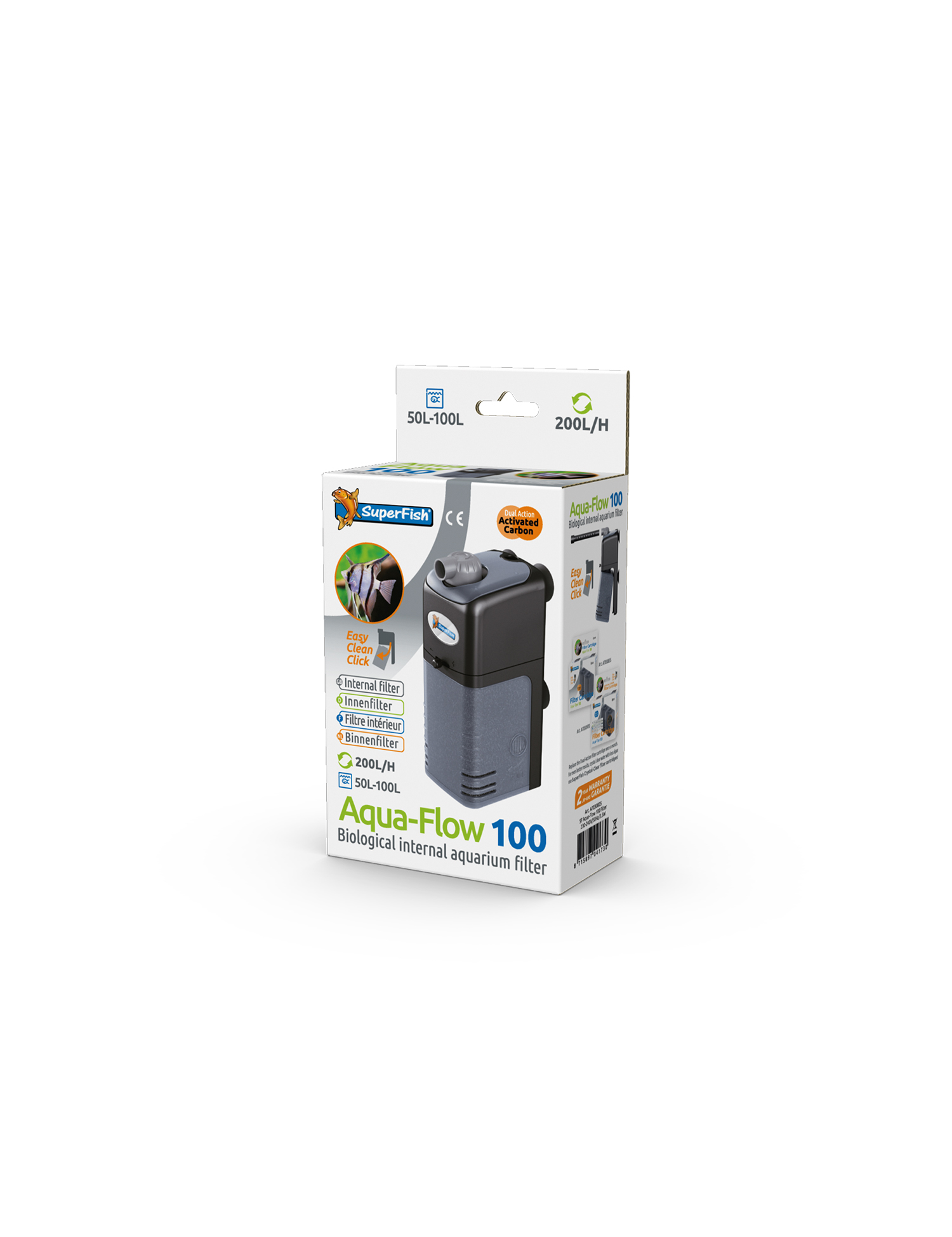 Aqua-Flow 100 filter 200 L/H, 50-100 L | Plantorama