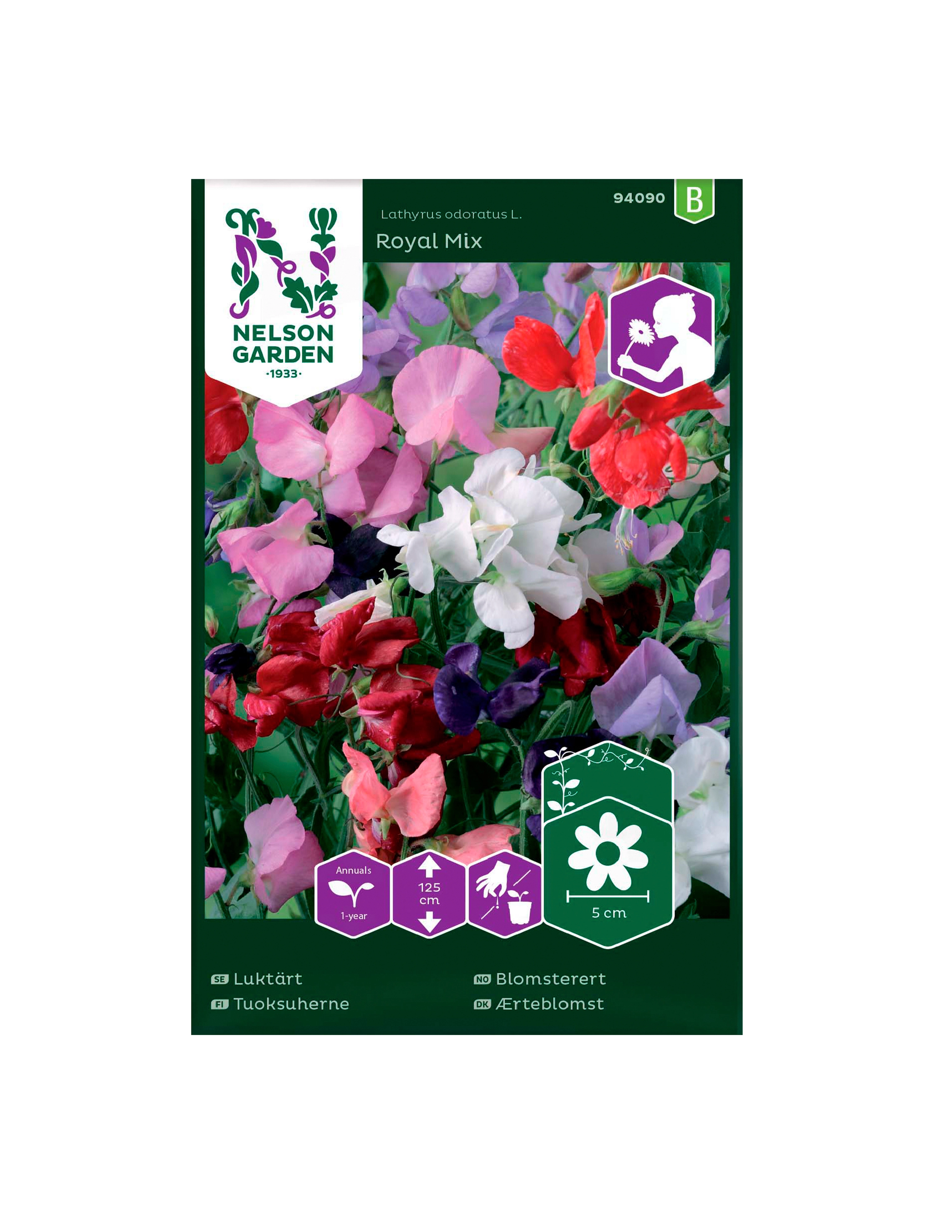 Ærteblomst frø, Lathyrus odo. Royal Mix | Plantorama