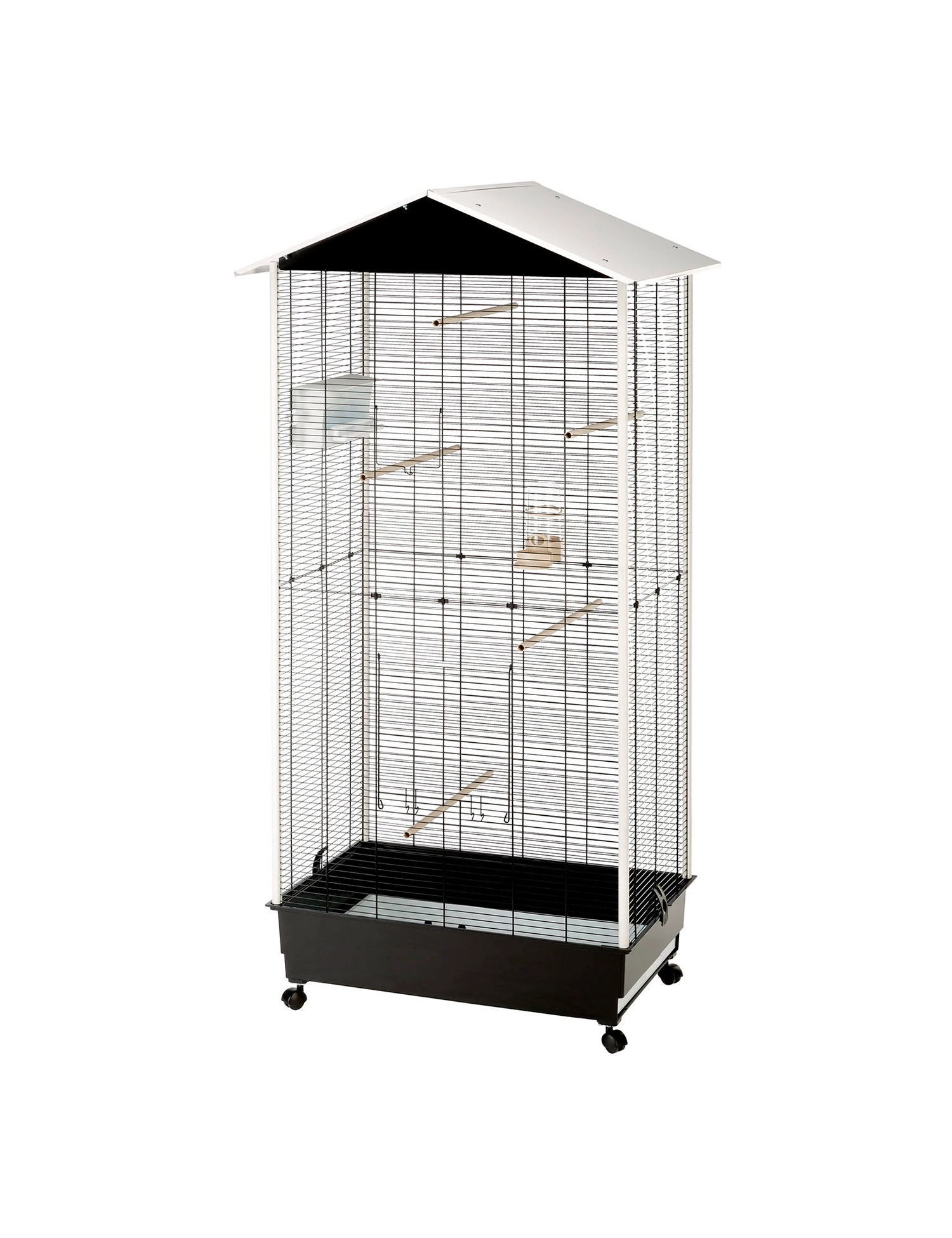 Ferplast Nota fuglevoliere, sort, L76,5xB57xH161,5 cm | Plantorama