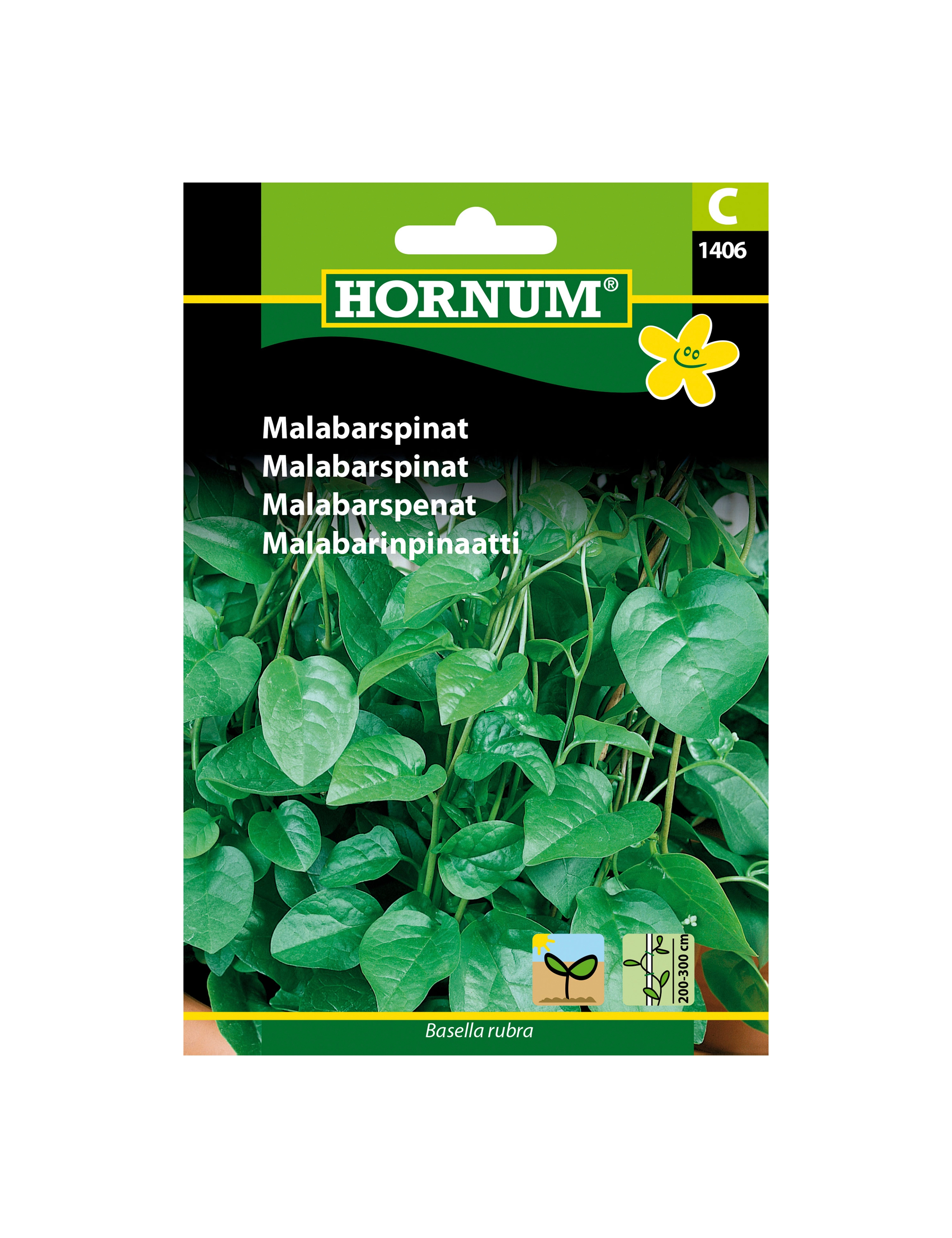 Malabarspinat frø, Basella rubra | Plantorama