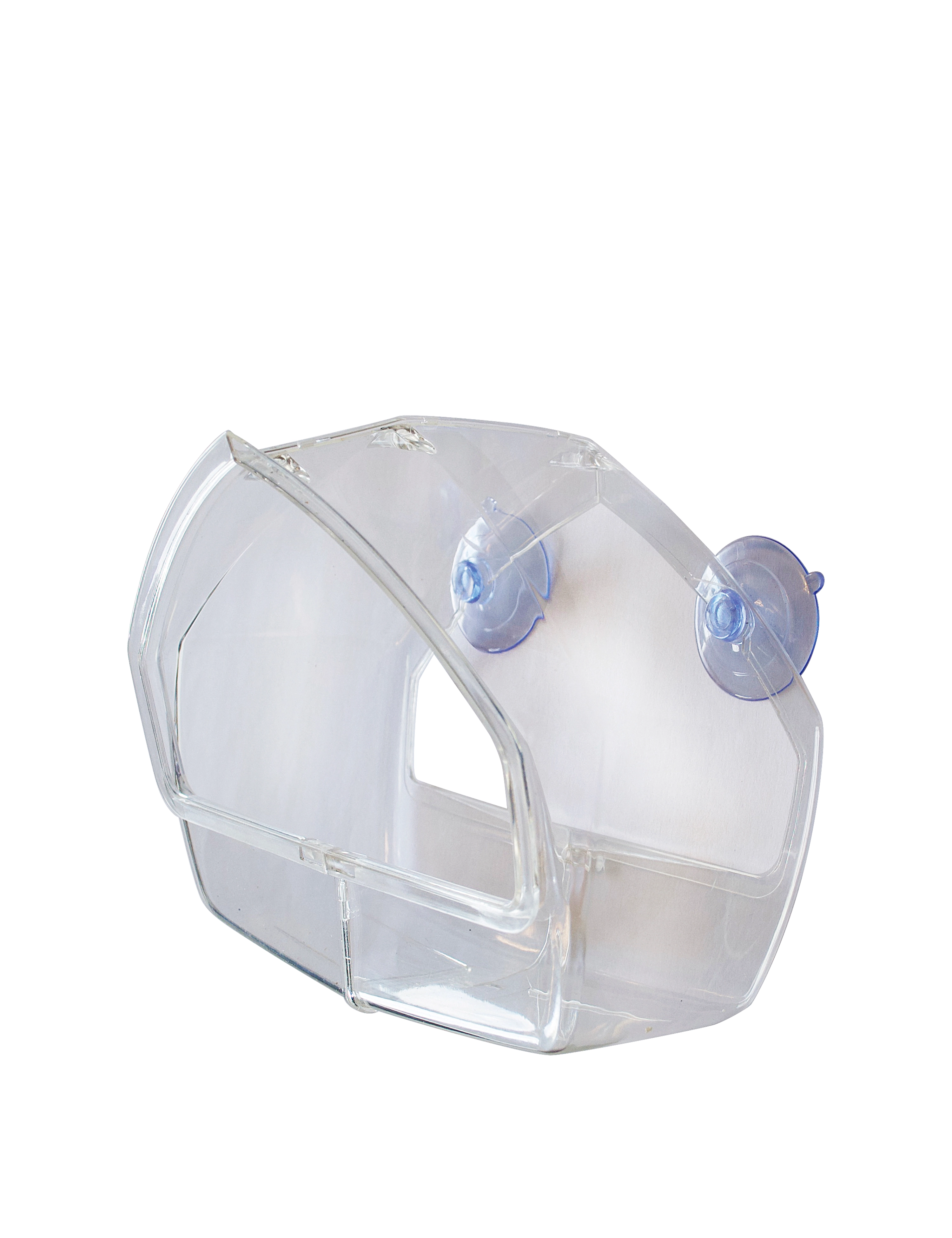 Fuglefoderhus med sugekopper til vindue 13x16x18 cm | Plantorama