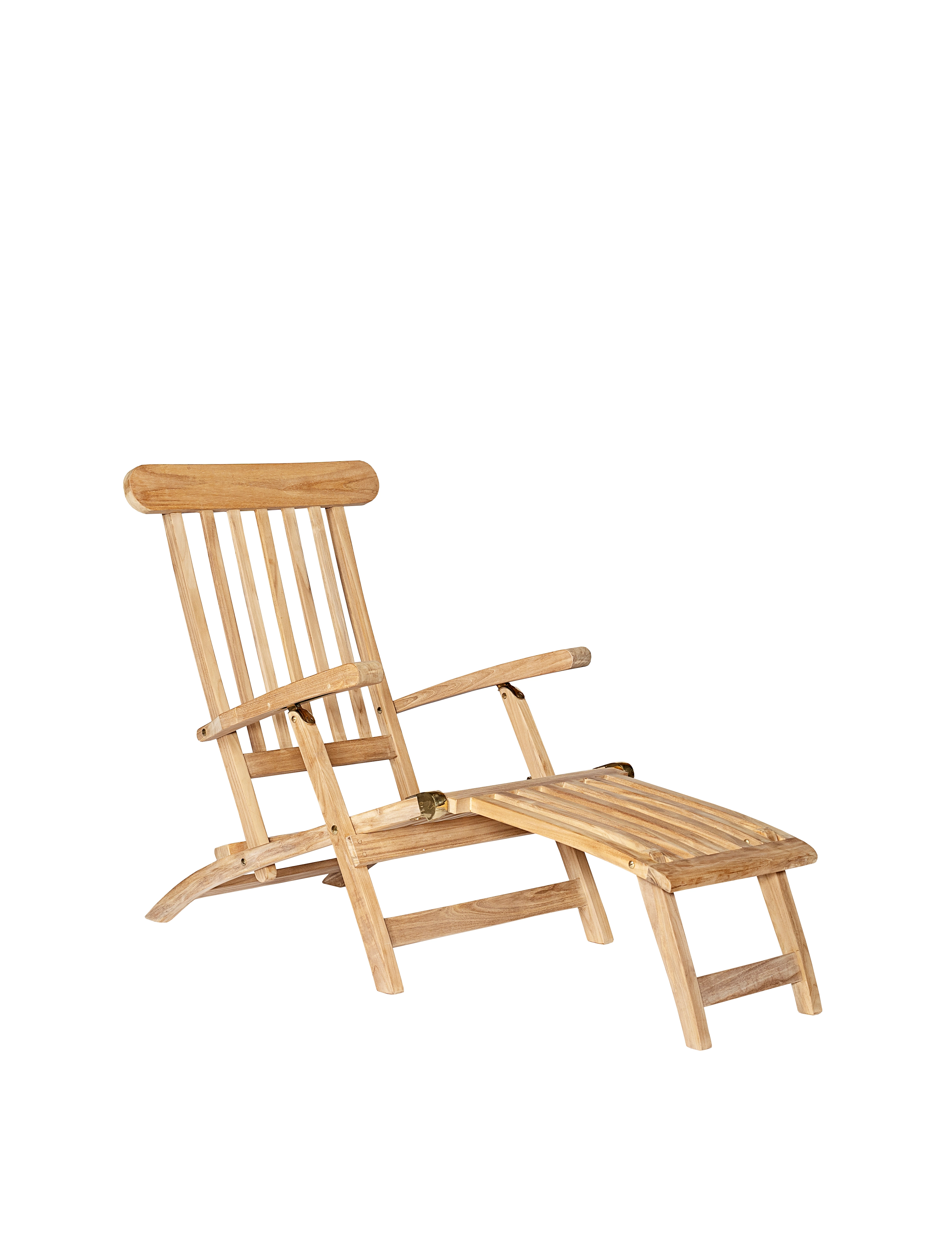 Teak liggestol L120xH100 cm | Plantorama