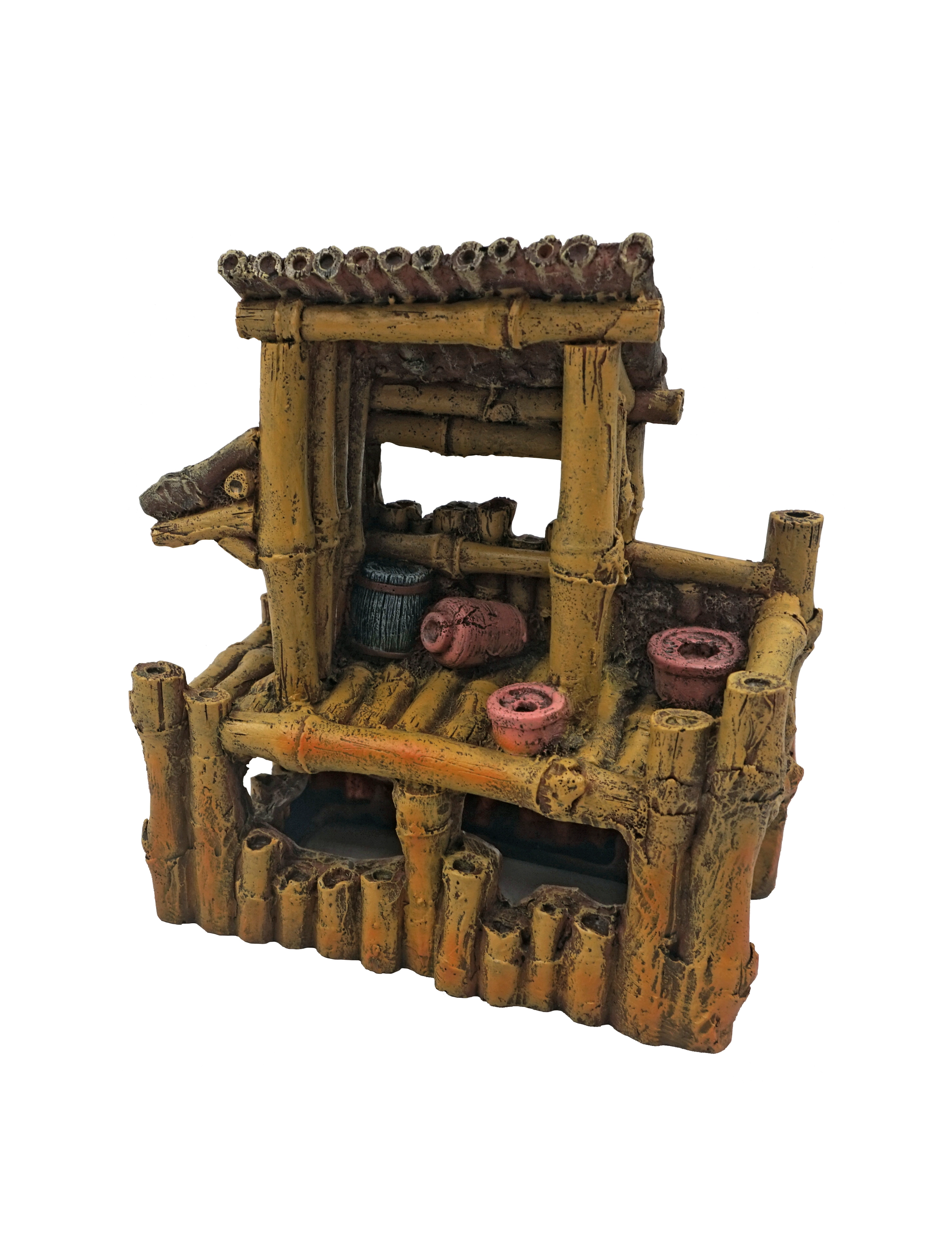 SuperFish bambus hus akvariedekoration, large | Plantorama