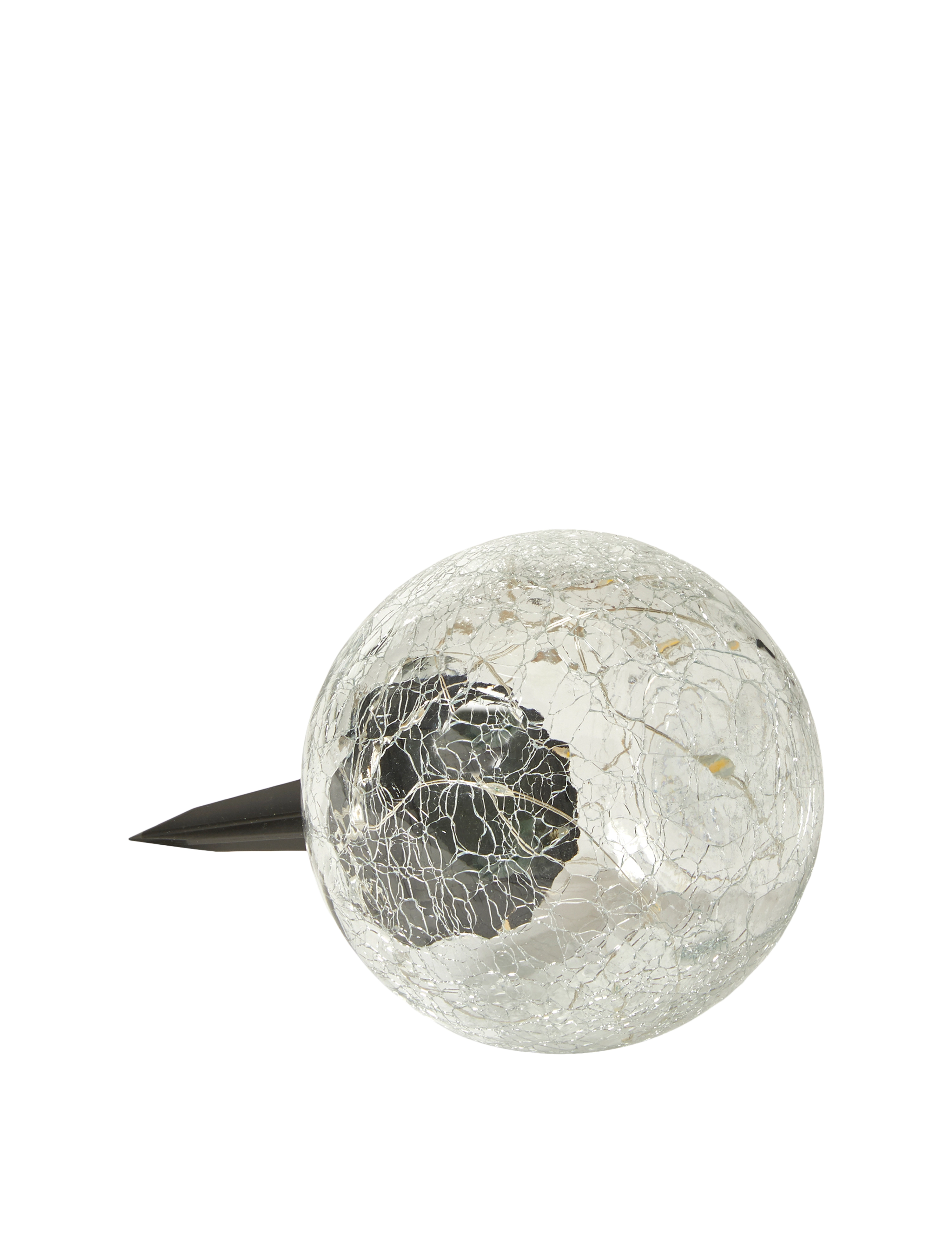 Solcelle kugle med spyd H21,5 cm | Plantorama