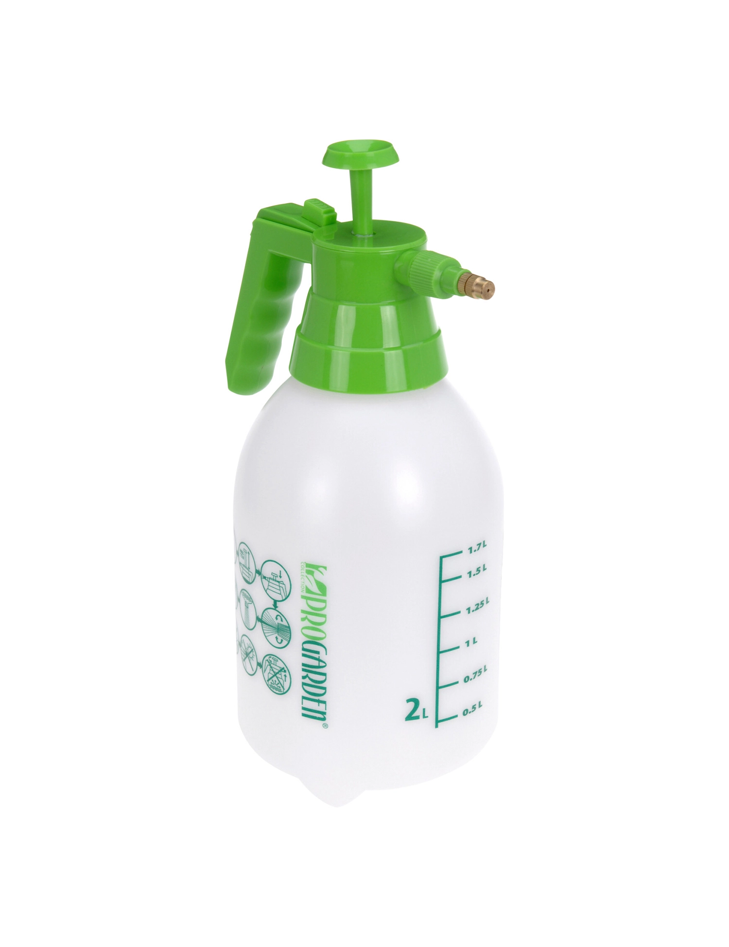 Spray flaske 2L hvid/grøn | Plantorama