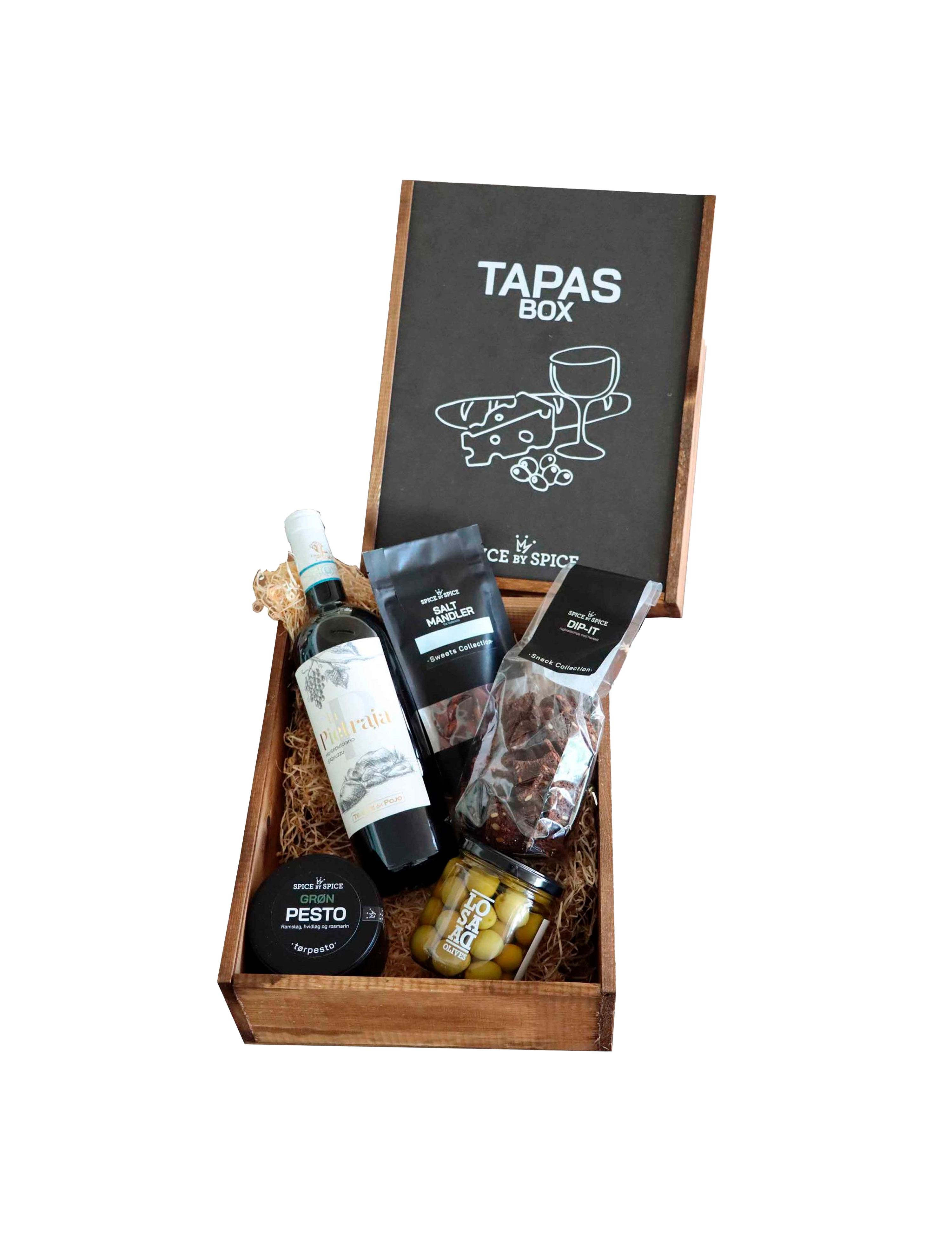 Spice by Spice Tapas Box m/ Rødvin | Plantorama