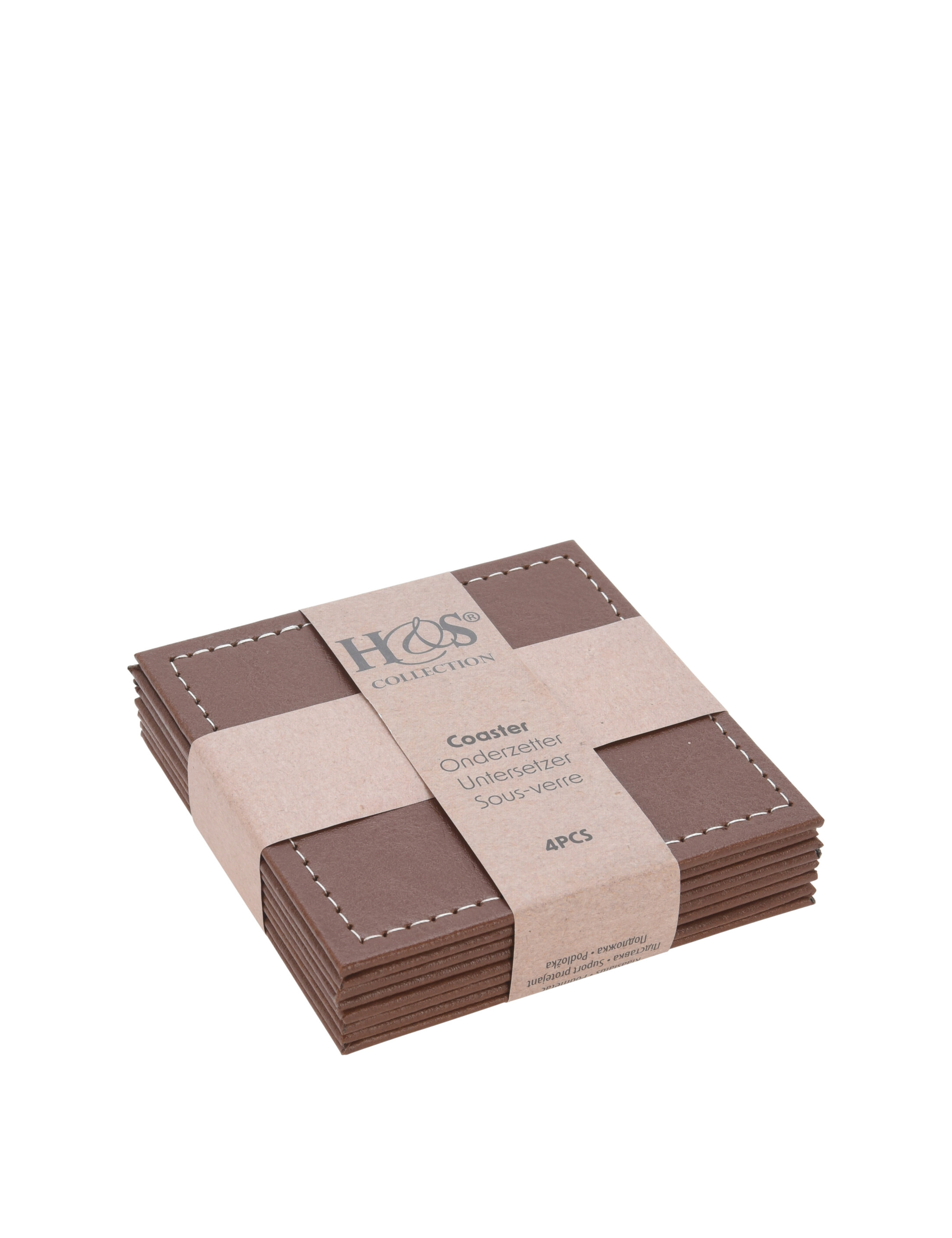 Coaster, 4 stk, 10x10 cm | Plantorama