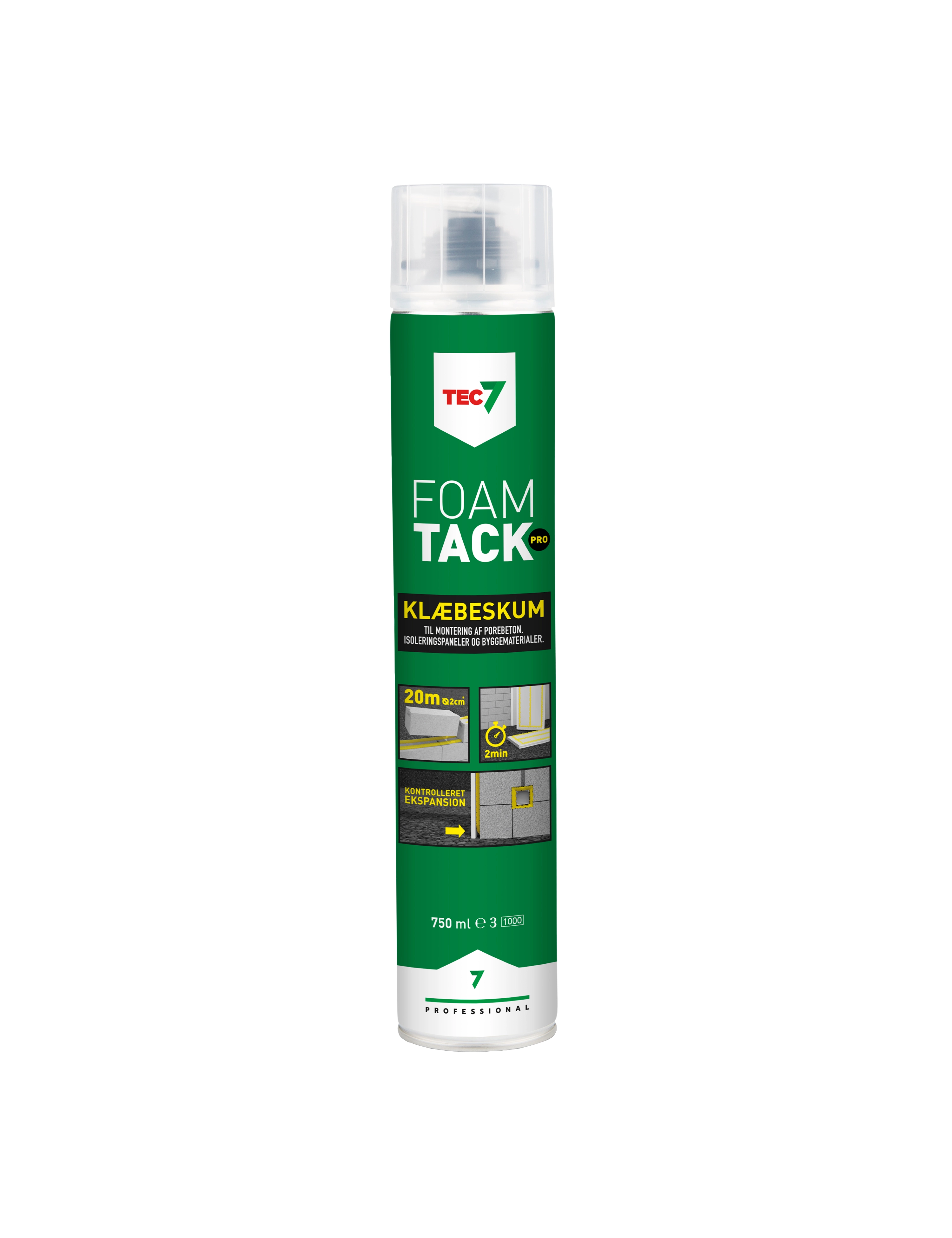 Tec7 FoamTack pro klæbeskum 750 ml | Plantorama